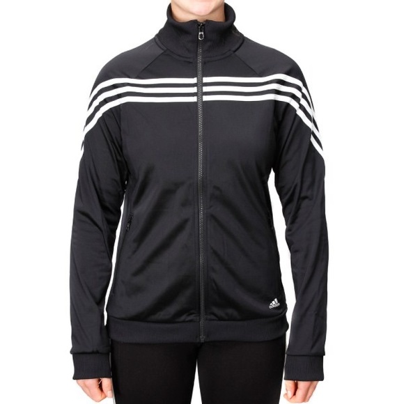 adidas | Jackets & Coats | Adidas Climalite Sf Iconic 3stripe Womens ...